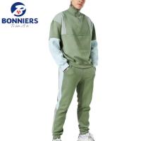 China OEM/ODM Winter Tracksuits New Arrival 1/4 Zip Fitted Unisex Sweatsuits Tracksuit Wholesale Sweat Suit Men for sale