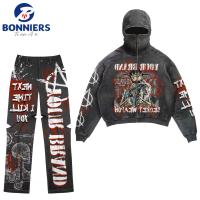 China Design Custom Sweatsuit 2 Pieces Set Blank Hoodie and Trouser Jogging Suits Custom High Quality Sweatsuits Digital Print Adults for sale