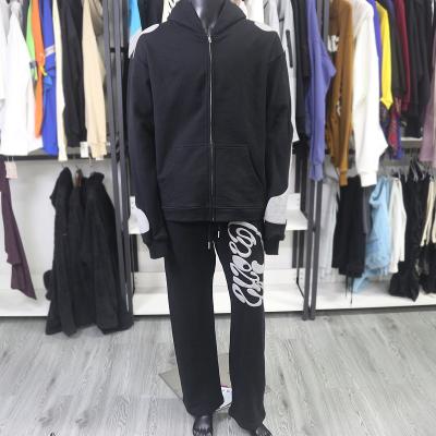 China High OEM/ODM Quality Sublimation Blanks Hoodie Set Cotton 100% Polyester Custom Design Sweatpants and Hoodie Set for Men for sale
