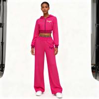 China Dongguan Clothing Manufacturer Women's Y2K Leopard Lady Sweatsuit Zipper Hoodie and Double Waist Pants Casual Girl 2 Piece Set for sale