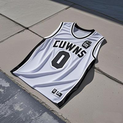 China Custom Summer Full Sublimation Printed Basketball Jersey Uniforms Wholesale Clothing Mesh Sportswear Basketball Vest Wear Men for sale