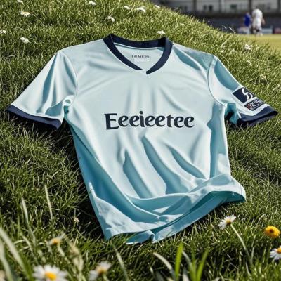 China Custom Summer Breathable Soccer Fit Quick Drying Jersey Wholesale Boxy Football Basketball Wear Oversized V Neck T Shirt For Men for sale