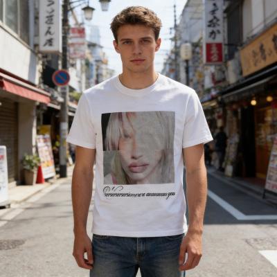 China Wholesale Custom Heavyweight Printed Box Tee-shirts Cotons Boxy Drop Shortlder Summer Shorts Sleeve White Oversized Men's Tshirt for sale