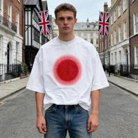 China Wholesale High Quality 100% Cotton Boxy Oversize Shorts Sleeve Tee Summer Print Personalise Designer Baggy White Basics t Shirt for sale