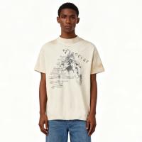 China Custom Designer High Quality 100% Cotton Men's T-shirts Wholesale Oversized Tie Dye Short Sleeve Tee Summer White 250g Tshirt for sale
