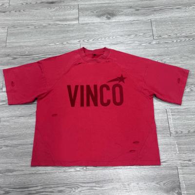 China Wholesale High Quality Cropped Oversized Printed Men's T-shirt Custom Boxy Plus Size 100% Cotton Summer Short Sleeve Tshirt for sale