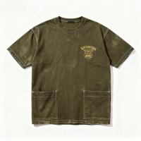 China Manufacturer Custom High Quality Oversized Boxy Acid Wash Men's T-shirt Fit Vintage Graphic Summer Short Sleeve Tshirt for Men for sale