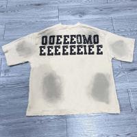 China Manufacturer Custom Heavyweight Rhinestone Oversized Men's T-shirts Printed Plus Size Short Sleeve Summer Acid Wash Plain Tshirt for sale