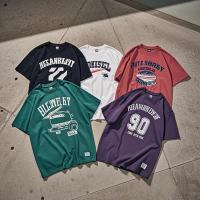 China Low Moq 100%Cotton Golf 280gsm Oversized Tshirt for Men Wholesale Custom Heavyweight Boxy Graphic Printed Streetwear T-Shirt for sale