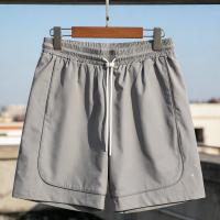 China Custom Quick Drying Nylon Beach Shorts for Men Summer Thin Surf Running Track Board Blank Oversized Loose Fit Shorts for sale