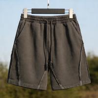 China Manufacturer Wholesale Men's Sports Shorts Custom Oversized Running Summer Vintage Acid Wash 100% Cotton Casual Outfits for sale