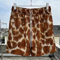 China Custom Men's 5 Inch Baggy Mesh Sublimated Leopard Pattern Workout Fitness Basketball Jogger Summer Stylish Casual Printed Shorts for sale