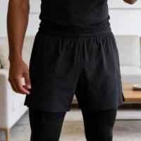 China Custom Men's 87%Polyester 13%Spandex Running Basketball Shorts Lightweight Print Quick Dry Gym Workout Summer Sport Shorts for sale