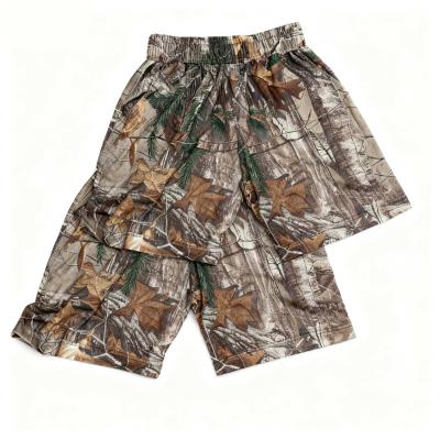 China Shorts Manufacturer Custom Camo Camouflage Printed Running Summer Polyester Mesh Biker Vintage Hip Hop Shorts for Men for sale