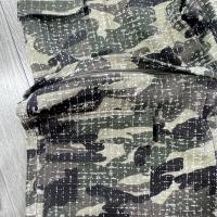 China Hot Sale Streetwear Plus Size Camo Baggy Mens Sweatpants Custom Ripped Outdoor Camouflage Canvas Stacked Sweat Cargo Pants for sale