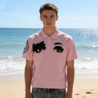 China Custom logo High Quality Golf Tees Rugby Kicking Summer Casual Style Polo Shirts Button up Short Sleeve Printed Boxy Gym Tshirt for sale