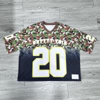 China 2025 New Arrival Custom Football Basketball Camouflage Tee Shirt Summer Breathable Mesh Polyester Camo Printed T-Shirt for sale