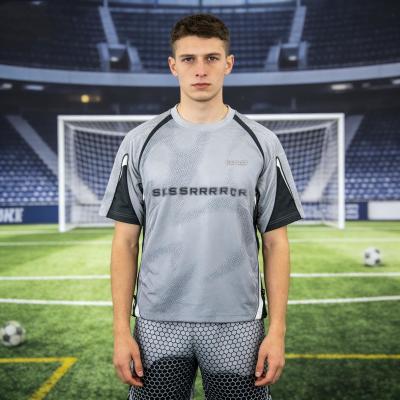 China Custom logo High Quality Football Uniform Jersey Sports Wear Soccer Wear t Shirt Summer Casual Shorts Sleeve Basketball Tee for sale