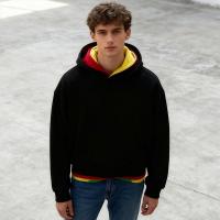 China Heavyweight French Terry 100% Cotton 450 500 Gsm Men's Hoodie Custom Triple Layer Pullover Boxy Blank High Quality Baggy Hoodie for sale