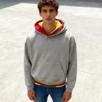 China Heavyweight French Terry 100% Cotton 450 500 Gsm Men's Hoodie Custom Triple Layer Pullover Boxy Blank High Quality Baggy Hoodie for sale