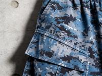China Tianan Hot Supplier Custom Men's Cargo Shorts Multi-Pocket Camo All Over Print Drawstring Summer Shorts for Men High Quality for sale