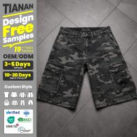 China Hot Supplier Custom Essentials Shorts Full Print Camouflage Cargo Embroidery Oversize Streetwear High Quality Men's Shorts for sale