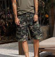 China Hot Supplier Custom Essentials Shorts Full Print Camouflage Cargo Embroidery Oversize Streetwear High Quality Men's Shorts for sale