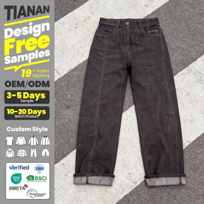 China Custom Baggy Denim Jeans Men's Streetwear Stonewashed Denim Jeans Skate Denim Jeans Pants Clothes for Men for sale