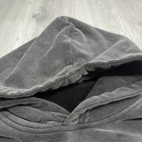 China Manufacturer Wholesale High Quality Blank Street Zip up Hood for Men Vintage Washed Distress Embroidery Boxy Fit Printing Hoodie for sale