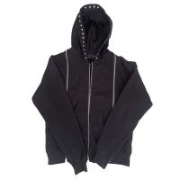 China Custom Blank Zip up Casual Acid Washed Men'S Hoodies Heavyweight Streetwear Distressed  Cotton Cropped Unisex Embroidery Hoodie for sale