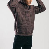 China Custom Logo Winter Warm Cotton Hoodies Drawstring Front Pocket Men Loose Fit Hoodie for sale