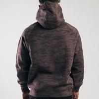 China Custom Logo Winter Warm Cotton Hoodies Drawstring Front Pocket Men Loose Fit Hoodie for sale
