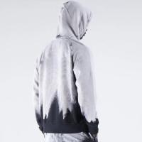 China High Quality Gradual Acid Wash Men'S Pullover Hoodies Custom Logo Fashion 100 %Cotton Heavyweight Loose Plus Size Hoodie Men for sale
