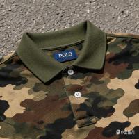 China Tianan Brand Manufacturer Custom Popular Men's Polo Shirts Vintage Camo Street Outdoor Cotton Button Lapel Polo Hommes for sale