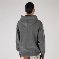 China StreetWear Vintage Men'S Pullover Hoodies Customized Acid Wash Plus Size Cotton Blank Oversized Cropped Heavyweight Hoodie Men for sale