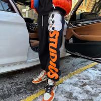 China Fashion Heavyweight Men Flared Sweatpants and Hoodie Sets Custom 2 Pieces Jogger Streetwear Tracksuit Puff Print Sweatsuit for sale