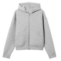 China Custom Manufacturers Drop Shoulder Plain Blank Hoodies High Quality 450 500 Gsm Oversized Cropped Zip up Heavyweight Hoodie Men for sale