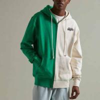 China Color Block Zip up Manufacturer Wholesale Custom Two Tone Golf Hoodie for Men Blank French Terry Plain Men'S Hoodies in Bulk for sale