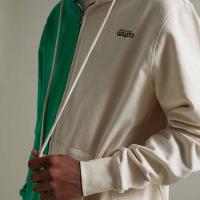 China Color Block Zip up Manufacturer Wholesale Custom Two Tone Golf Hoodie for Men Blank French Terry Plain Men'S Hoodies in Bulk for sale