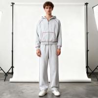 China Custom Casual Jogger Outdoor Sweatsuit Manufacturer Blank Baggy Oversized Streetwear Tracksuit Flared Sweatpants and Hoodie Set for sale