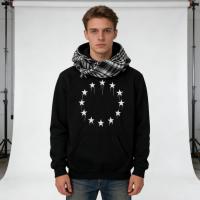 China Custom High Quality Vintage Pullover Casual Hoodie Men Heavyweight 100% Cotton Oversized Boxy Fit Streetwear Hip Hop Hoodie for sale