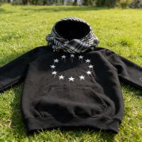 China Custom High Quality Vintage Pullover Casual Hoodie Men Heavyweight 100% Cotton Oversized Boxy Fit Streetwear Hip Hop Hoodie for sale