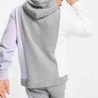 China Custom High Quality Xxxxl Hoodies 100% Cotton Quarter Zip up Printing Fleece Patchwork Blank Plain Men Hoodie for sale