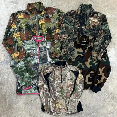 China Streetwear All Camouflage Prints Men'S Sweatshirt Jacket Custom Distressed Vintage Cashmere Zip up Hunting Camo Cargo Hoodie for sale