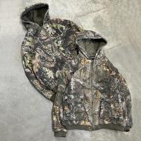 China Streetwear All Camouflage Prints Men'S Sweatshirt Jacket Custom Distressed Vintage Cashmere Zip up Hunting Camo Cargo Hoodie for sale