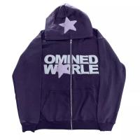 China OEM/ODM Full Zip Hoodies Heavyweight French Terry High Quality Cotton Fleece Full Zip up Hoodie Custom Embroidered Hoodie Zip up for sale