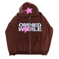 China OEM/ODM Full Zip Hoodies Heavyweight French Terry High Quality Cotton Fleece Full Zip up Hoodie Custom Embroidered Hoodie Zip up for sale