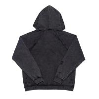 China Custom Men'S Heavyweight Zipper Hoodie Street Wear Plus Size Washing and Distressed Hole 500Gsm Hoodie for Men Cropped for sale