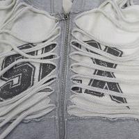 China Fashion High Quality Custom Logo 100% Cotton Hoodies Skull Streetwear Men'S Hoodies Skeleton Oversized Unisex Zip up Hoodies Men for sale