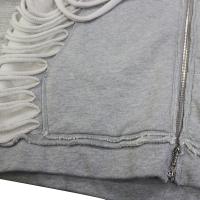 China Fashion High Quality Custom Logo 100% Cotton Hoodies Skull Streetwear Men'S Hoodies Skeleton Oversized Unisex Zip up Hoodies Men for sale